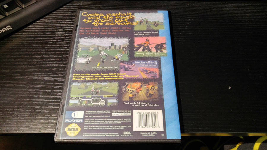 Road Rash Sega CD reproduction – Nightwing Video Game Reproductions