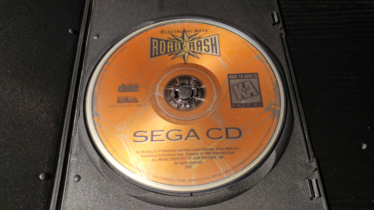 Road Rash Sega CD reproduction – Nightwing Video Game Reproductions