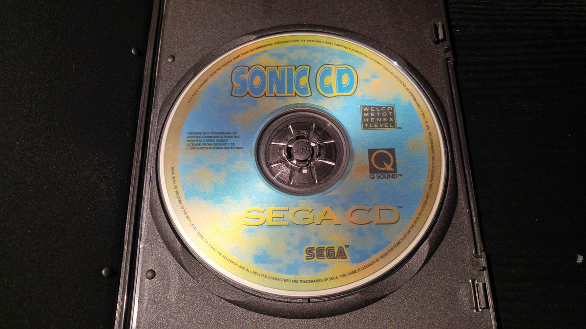 Sonic CD Sega CD reproduction – Nightwing Video Game Reproductions