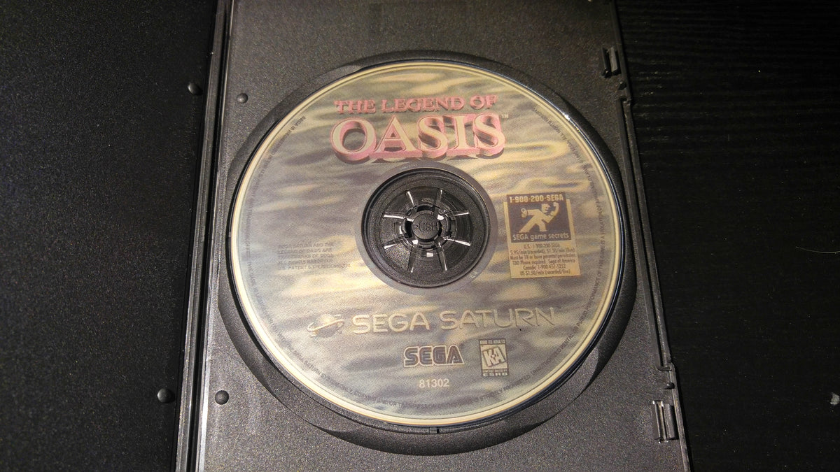 The Legend of Oasis Sega Saturn Reproduction – Nightwing Video Game ...