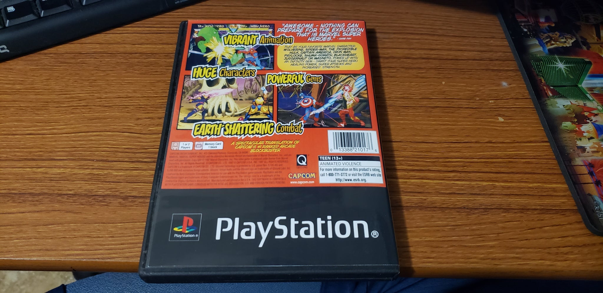 Marvel Superheroes PS1 reproduction – Nightwing Video Game Reproductions