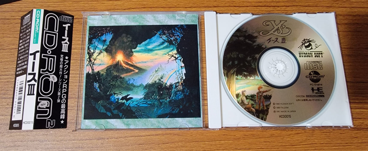 Ys III PCEngine CD Reproduction game – Nightwing Video Game Reproductions