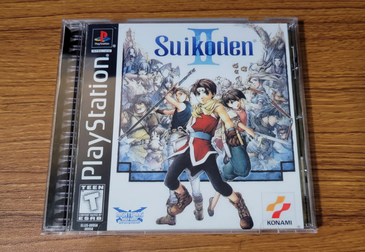 Suikoden 2 PS1 Reproduction – Nightwing Video Game Reproductions