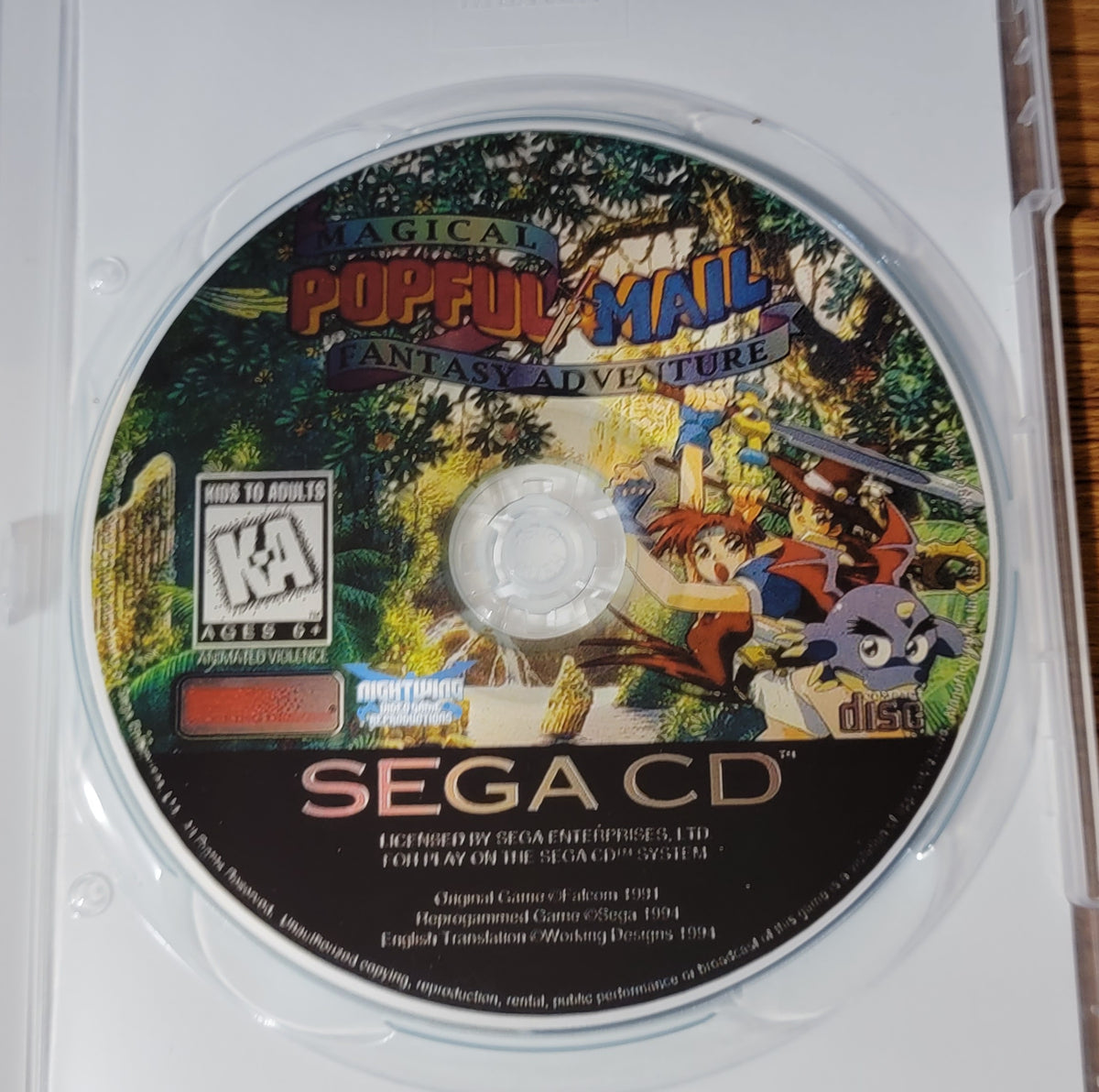 Popful Mail Sega CD Reproduction – Nightwing Video Game Reproductions