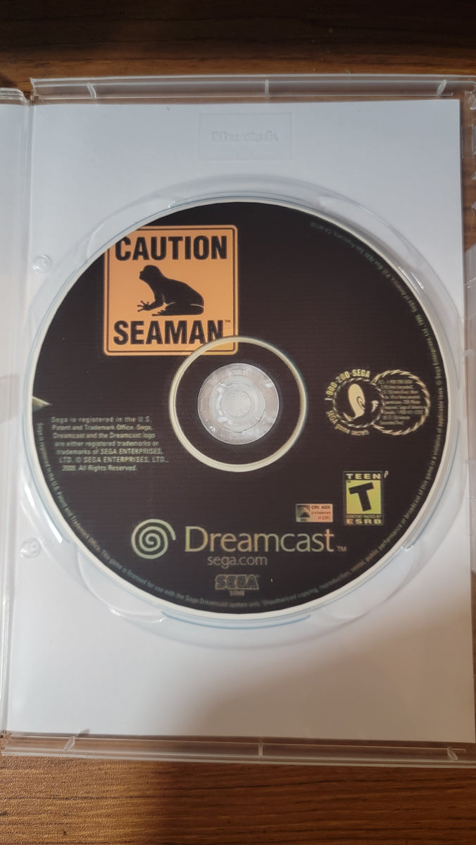 Seaman Sega Dreamcast Reproduction – Nightwing Video Game Reproductions