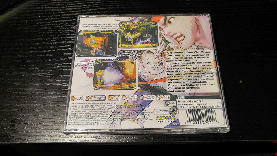 Capcom vs SNK Sega Dreamcast Reproduction – Nightwing Video Game ...